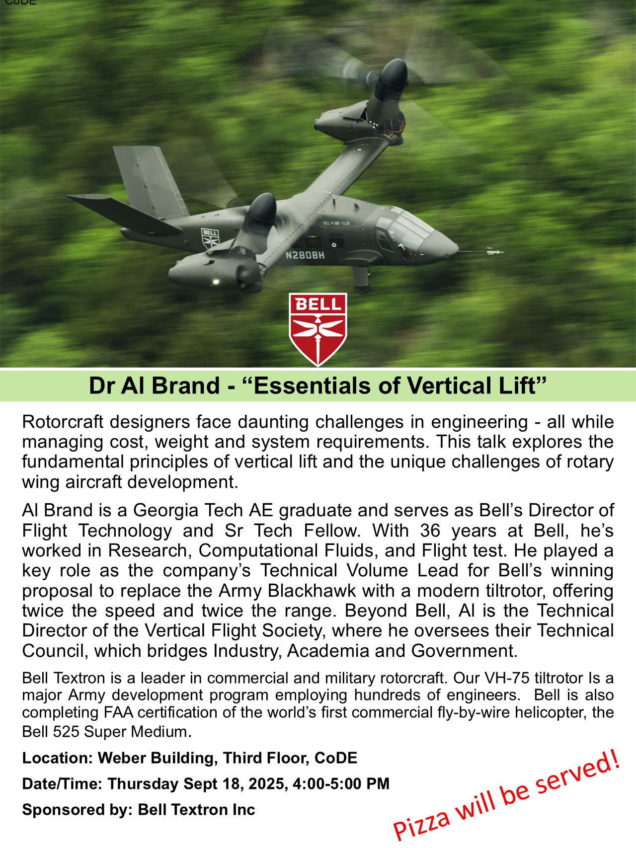 Bell Information Session | Daniel Guggenheim School of Aerospace Engineering